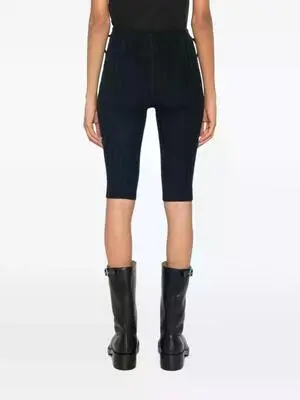 Prada Ribbed Knit Belt Loop Shorts