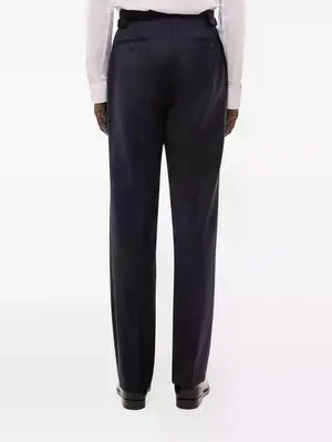 FURSAC Pinstripe Pattern Pleated Trousers