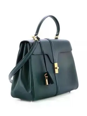 Celine Smooth Calfskin Medium Satchel With Top Handle