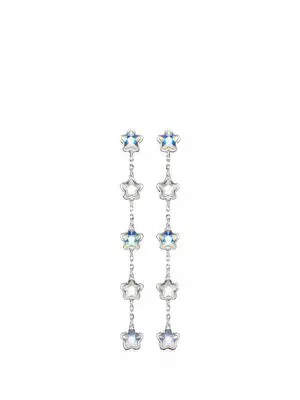 SWAROVSKI Chroma Star Crystal-embellished Drop Earrings - Silver