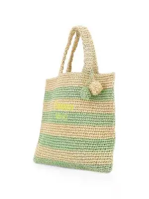 Liu Jo Plentia Cannes Striped Woven Shoulder Bag