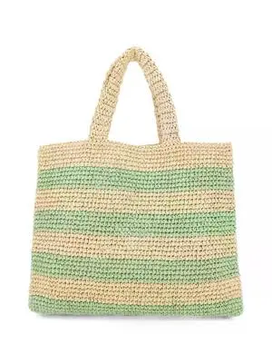 Liu Jo Plentia Cannes Striped Woven Shoulder Bag