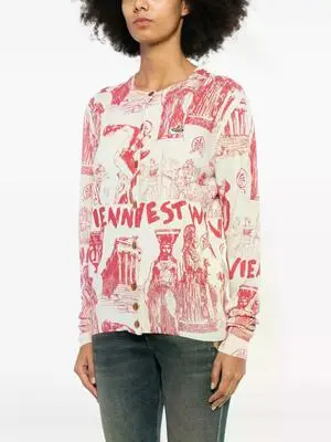 VIVIENNE WESTWOOD Logo-embroidered Cardigan