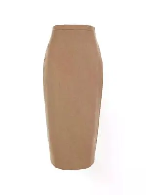 Max Mara Rear-slit Pencil Skirt - Neutrals