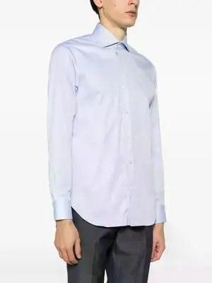 BARBA NAPOLI Long-sleeve Cotton Shirt