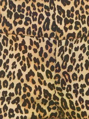 Alice + Olivia Leopard-print Flared Trousers