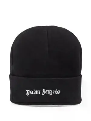 Palm Angels Logo Beanie - Black
