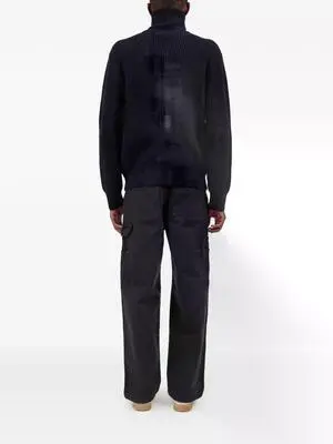 A.p.c. Ribbed-knit Half-zip Sweater