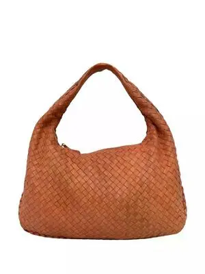Bottega Veneta Intrecciato Hobo Bag - Brown