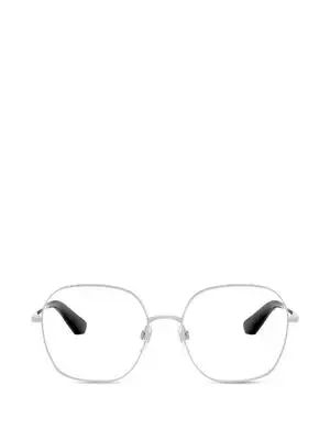 Burberry Geometric-frame Eyeglasses - Silver