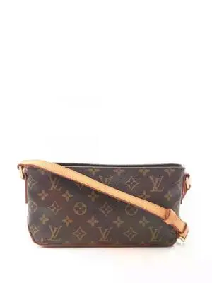 LOUIS VUITTON 2003 Monogram Trotteur Crossbody Bag - Brown