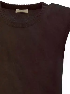 Agnona Ribbed-trim Knitted Top