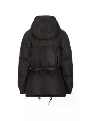 Prada Belted Hooded Puffer Coat