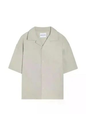 MKI MIYUKI ZOKU Twisted-weave Camp-collar Shirt