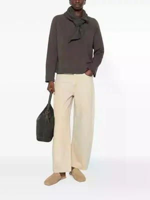 JCSOPHIE Poppy Scarf-detail Raglan-sleeve Sweater