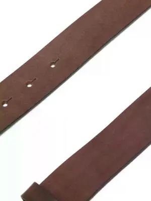 SEBAGO Leather Engraved Buckle Belt