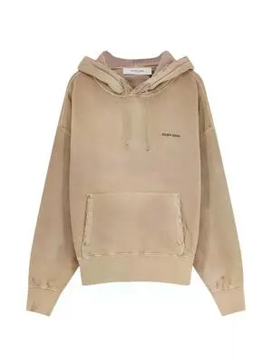 GOLDEN GOOSE Distressed Logo-print Hoodie