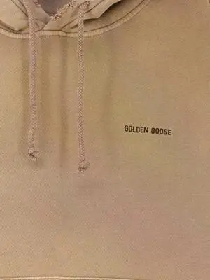 GOLDEN GOOSE Distressed Logo-print Hoodie