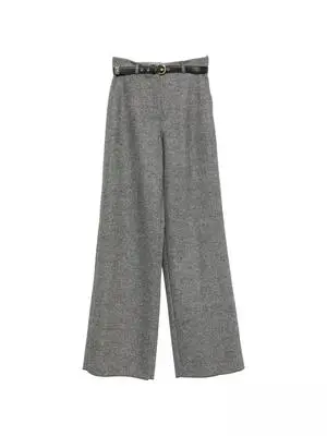 Max Mara Belted Wool Trousers
