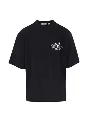 Off-White Logo-print Cotton T-shirt