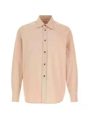 JIL SANDER Long-sleeve Cotton Shirt - Neutrals