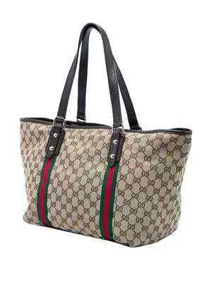 Gucci 2016-2026 Large Gg Canvas Jolicoeur Tote Bag - Neutrals