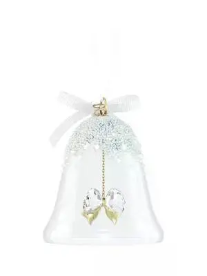 SWAROVSKI Crystal-embellished Bell Ornament - White