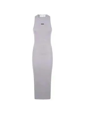 Fear Of God Soft Rib Racerback Dress - Grey