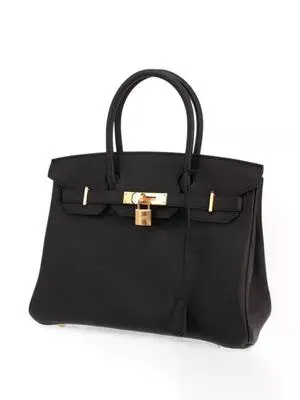 Hermès 2026 30 Birkin Tote Bag - Black