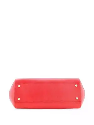 Dolce & Gabbana Miss Sicily Bag Printed Leather Medium Satchel
