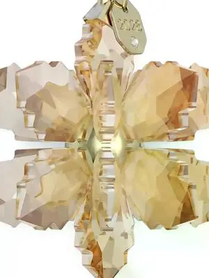 SWAROVSKI Annual Edition 3d Snowflake-motif Faceted Ornament