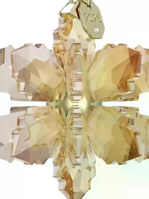 SWAROVSKI Annual Edition 3d Snowflake-motif Faceted Ornament
