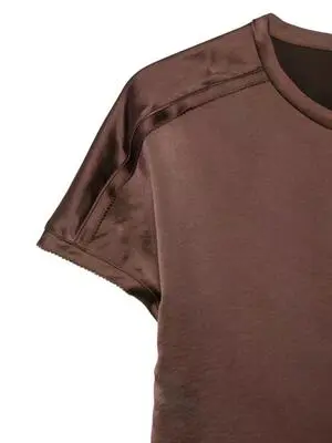LUISA CERANO Satin-finish Panelled Top