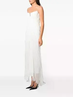 NORINA ST Cat Corset-style Pleated Maxi Dress