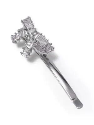 Maje Rhinestone Bow Barrette