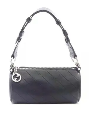 Gucci 2016-2026 Mini Leather Blondie Barrel Shoulder Bag - Black