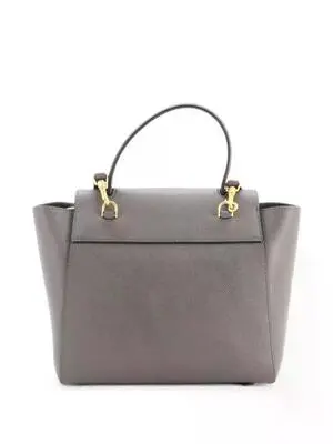 Celine Textured Leather Nano Shoulder Bag - Grey