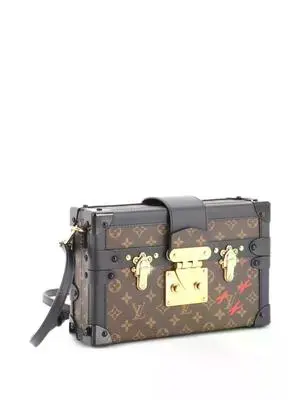 LOUIS VUITTON Monogram Canvas Petite Malle Handbag Clutch Bag