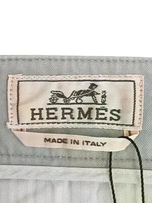 Hermès Pleated Cotton Shorts