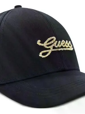 Guess Logo Baseball Cap - Black