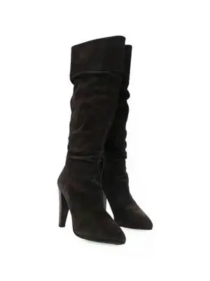 Miu Miu Suede Slouchy Knee-high Boots