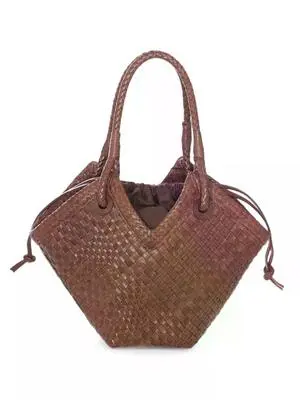 IBELIV Small Trinity Woven-leather Tote Bag