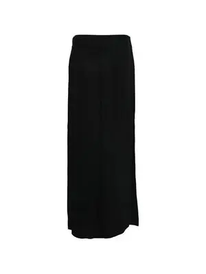 TOTEME High Slit Maxi Skirt - Black