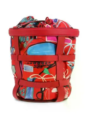 Hermès Musardine Abstract-print Bucket Bag