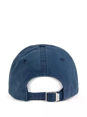 AMI Paris Logo-embroidered Baseball Cap - Blue