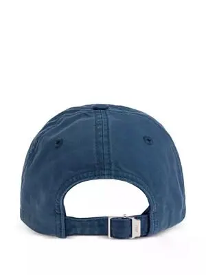 AMI Paris Logo-embroidered Baseball Cap - Blue