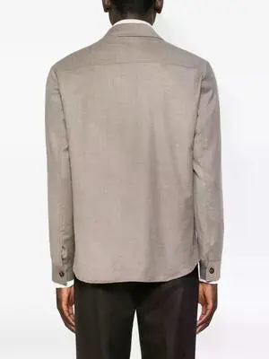 BRIGLIA 1949 John Flap-pocket Button-up Shirt Jacket