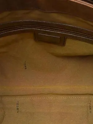 Fendi 2000-2010 Zucca Canvas Ff Messenger Bag Crossbody Bag