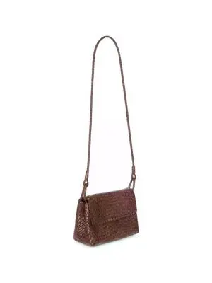 IBELIV Paris Woven Leather Cross Body Bag