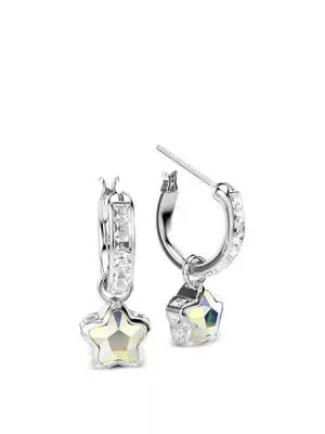 SWAROVSKI Star-pendant Hoop Earrings